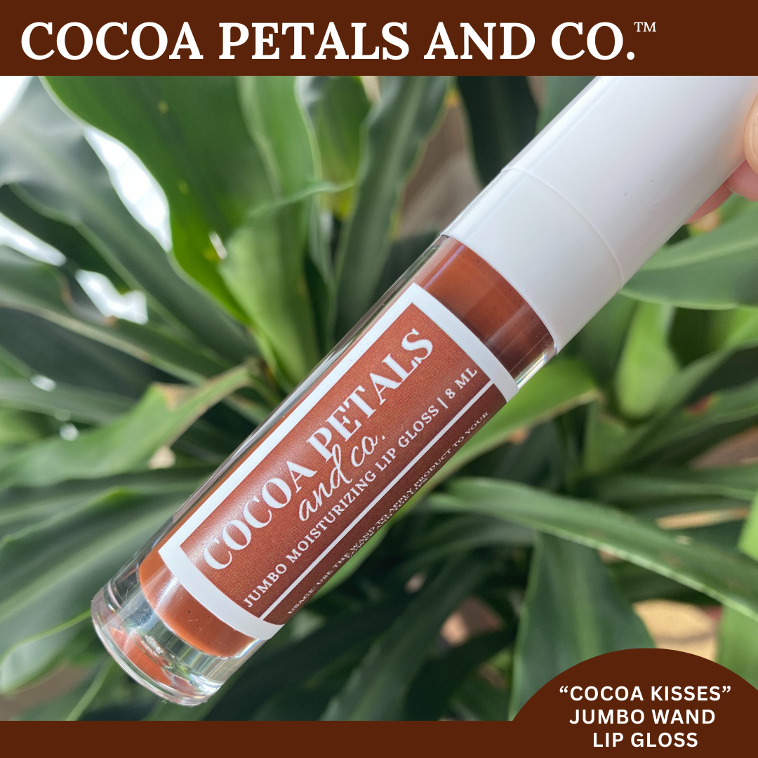 Jumbo Wand Lip Glosses – COCOA PETALS AND CO.™
